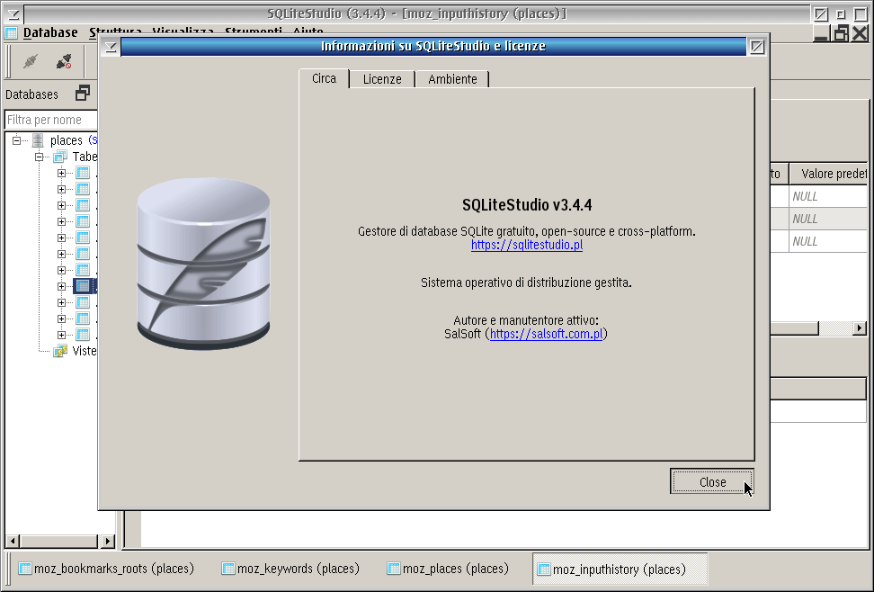 SQLiteStudio | eCSoft/2