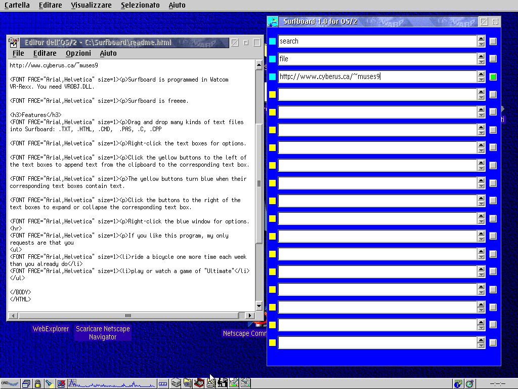 Surfboard for OS/2 | eCSoft/2