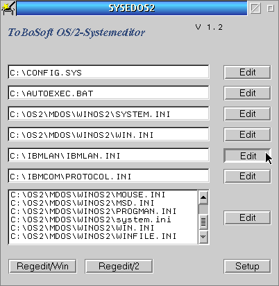 SysEDOS2 (OS/2 System Editor) | eCSoft/2