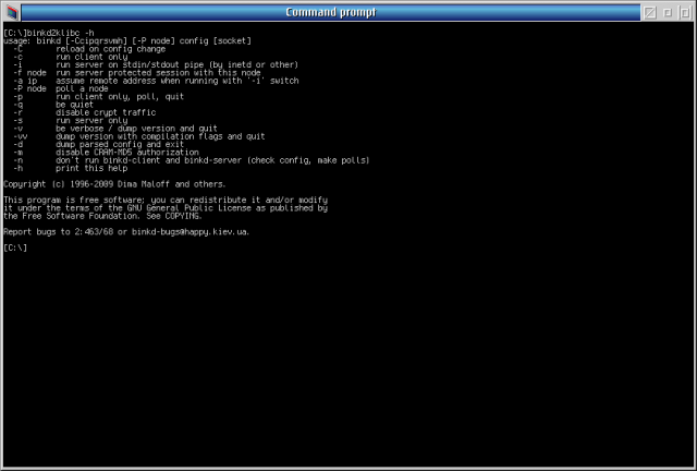 Binkd (Binkley daemon) | eCSoft/2
