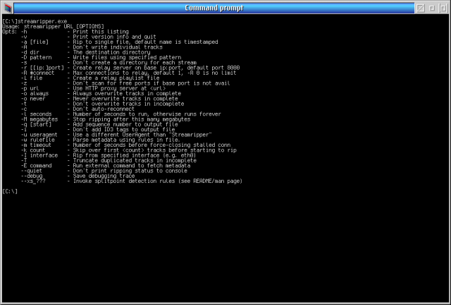 Streamripper | eCSoft/2