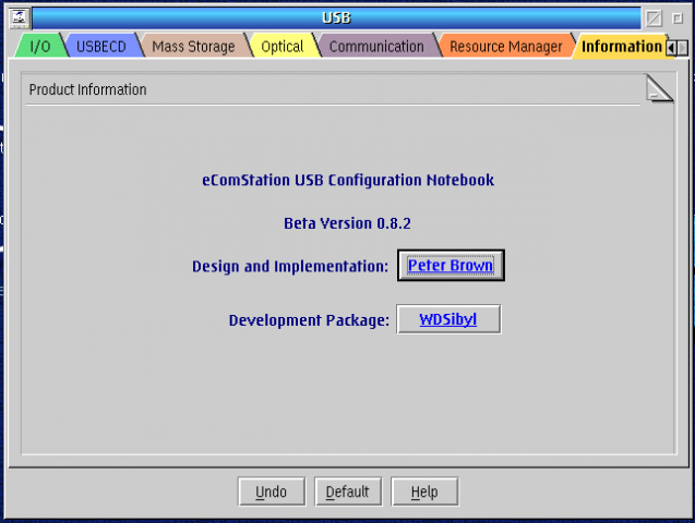 USB Configuration Notebook | eCSoft/2