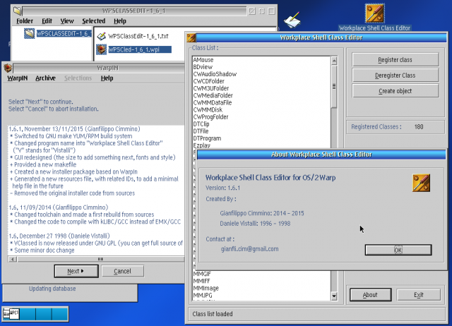 Workplace Shell Class Editor (ex VClassEd/2) | eCSoft/2